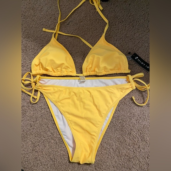 Swim | Yellow Bikini Nwt | Poshmark